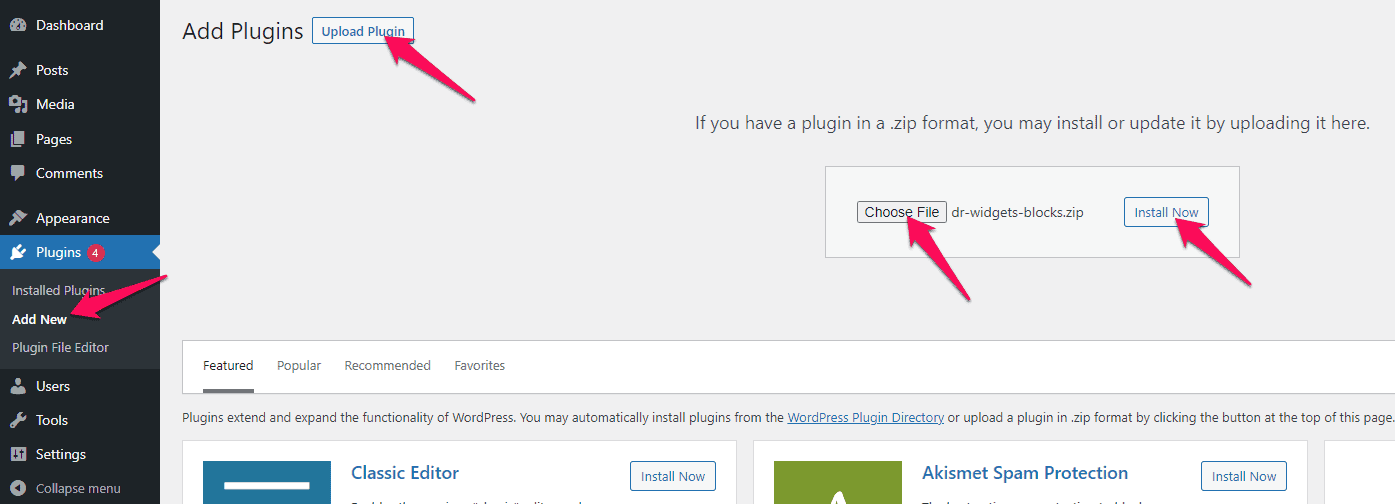 Install and Activate the Delisho Pro License - WP Delicious