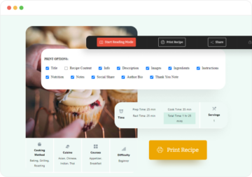 WP Delicious Features- Best Recipe WordPress Plugin